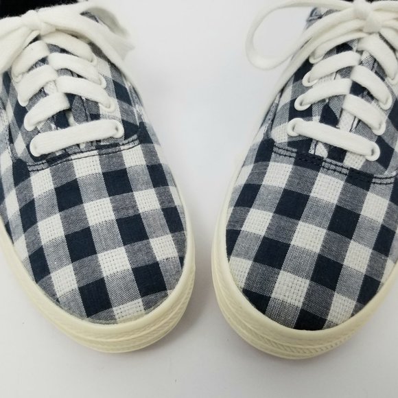 Mossimo Supply Co. | Shoes | Mossimo Cute Blue White Checked Tennie ...